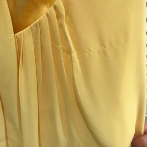 Cache | Dresses | Strapless Yellow Gown From Cache | Poshmark